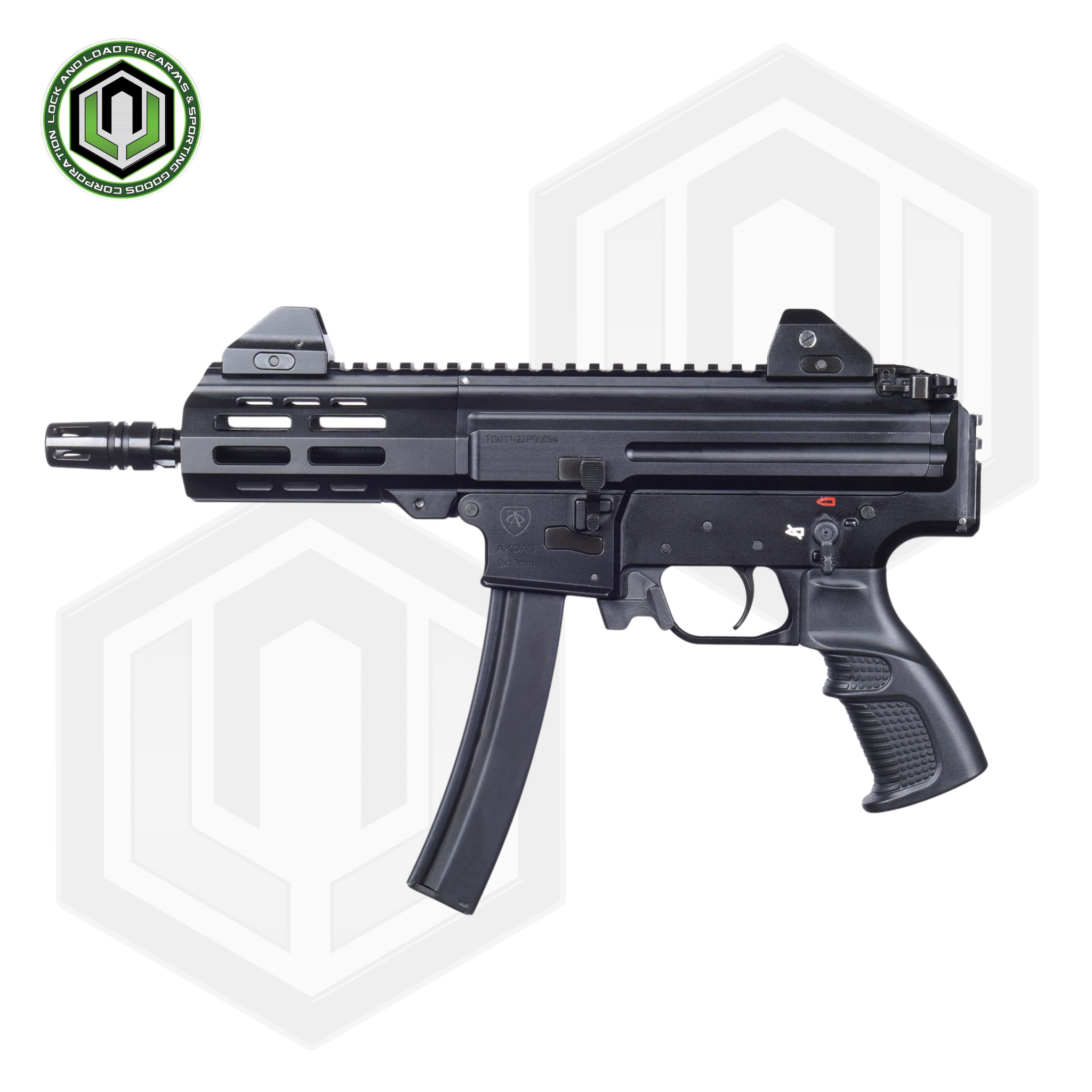 Akdas SA-9/9P | Black (with buttstock) – Lock N Load Philippines